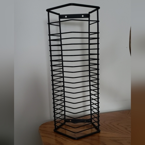 Unbranded | Storage & Organization | Vintage Black Metal 24 Cd Storage ...